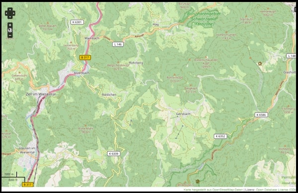 Andere Burgruinen im oberen Wiesental